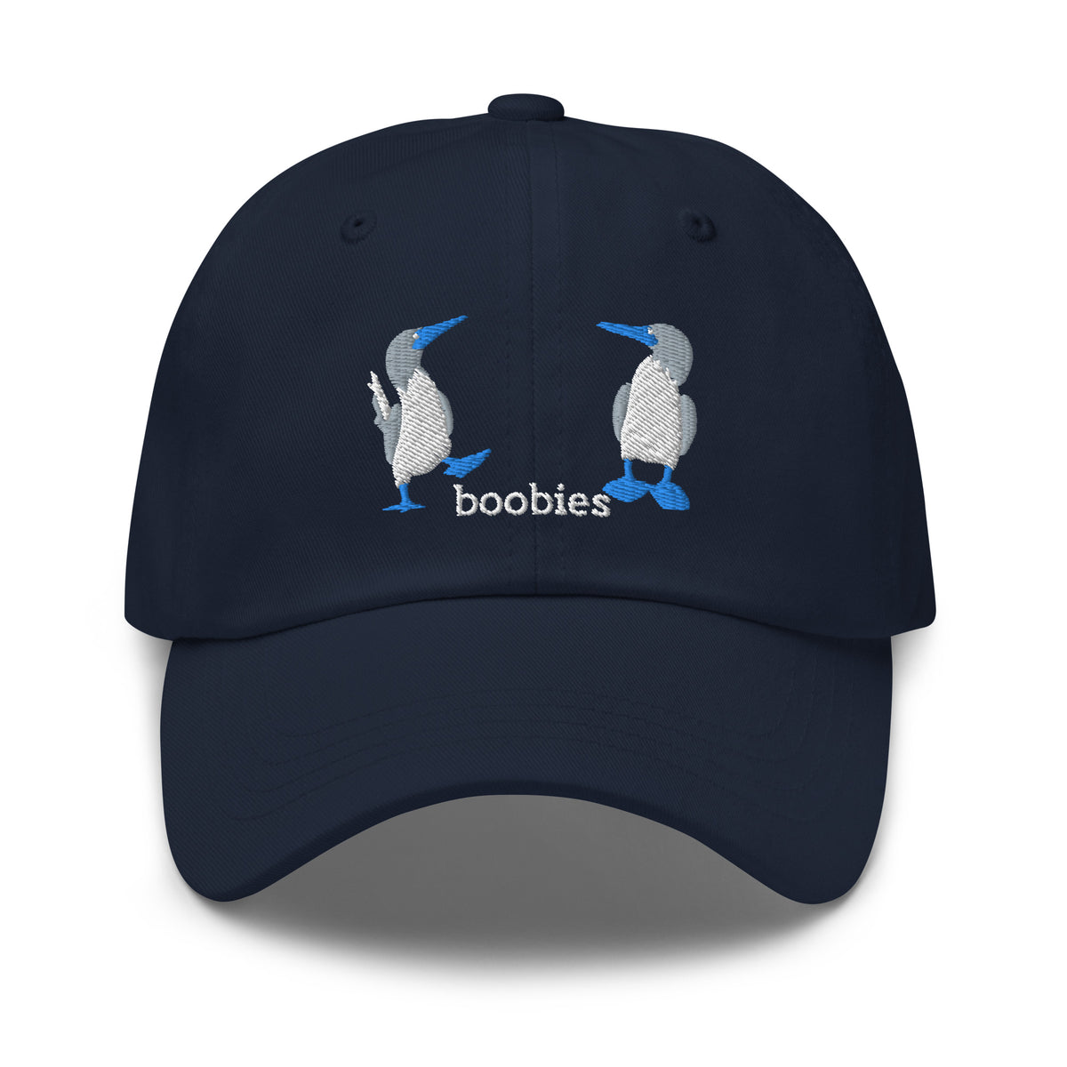 Blue-Footed Boobies Embroidered Dad hat – MoeSews